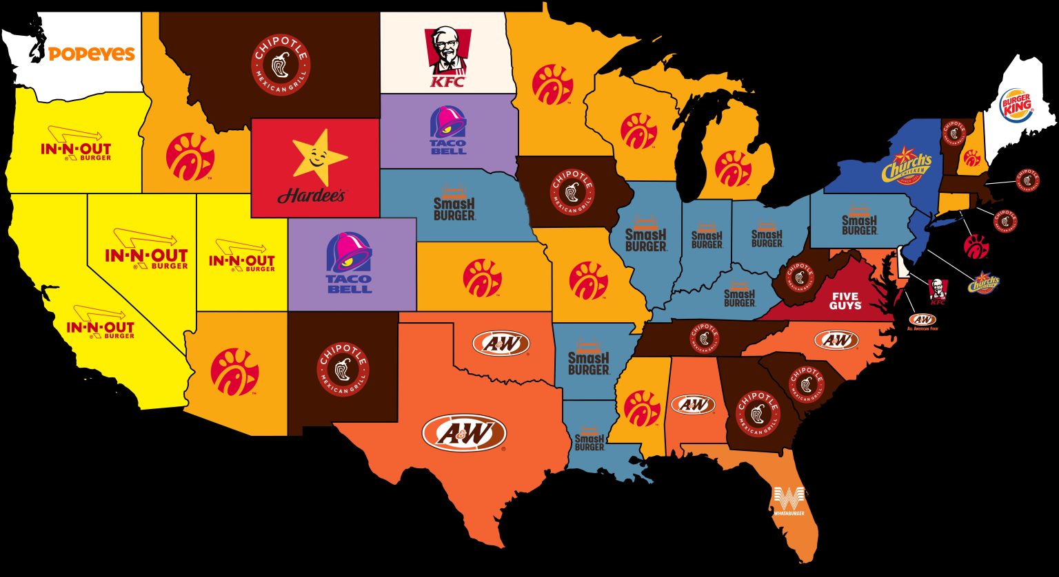 Mapping America’s Plate: The Most Popular Food Venture by Region ...